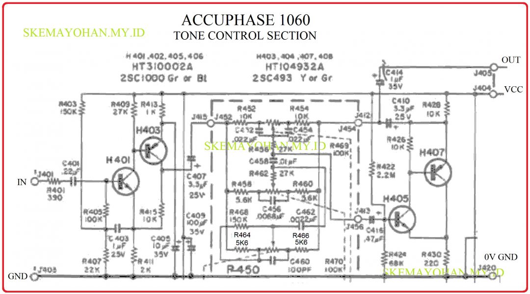 TONE CONTROL ACCUPHASE 1060 - AUDIO SCHEMATICS COLLECTIONAUDIO ...