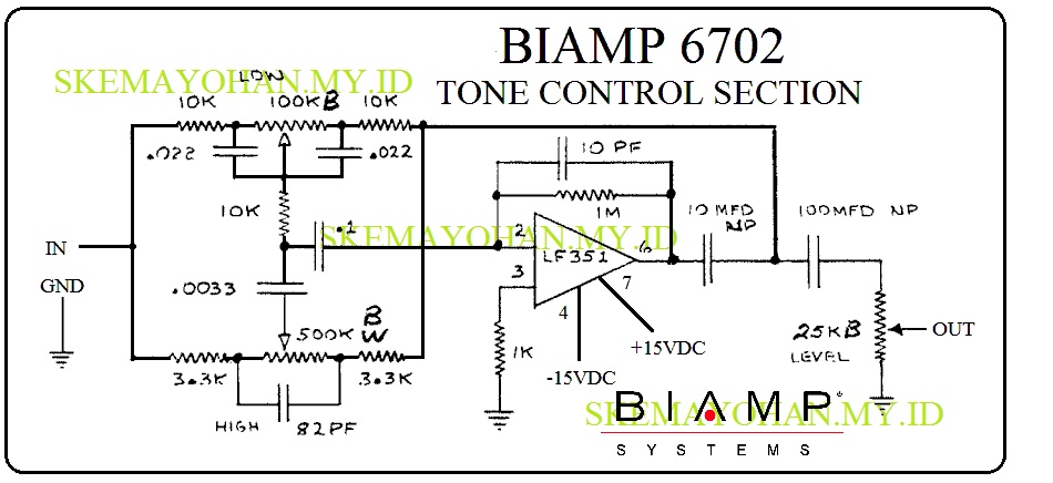 ANEKA SKEMA 8 TONE CONTROL BIAMP MIXER - AUDIO SCHEMATICS ...