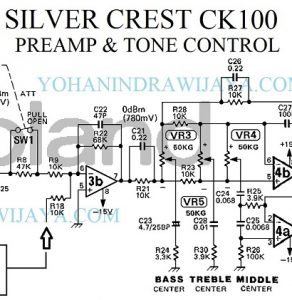 PREAMP TONE CONTROL SILVER CREST CK100 - AUDIO SCHEMATICS ...