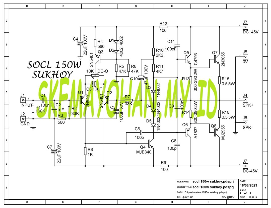 SOCL SUKHOY 150W 45V - AUDIO SCHEMATICS COLLECTIONAUDIO SCHEMATICS ...